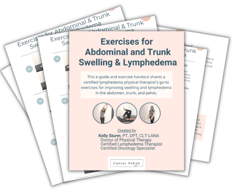 Exercises for Abdominal and Trunk Swelling and Lymphedema - Cancer Rehab PT