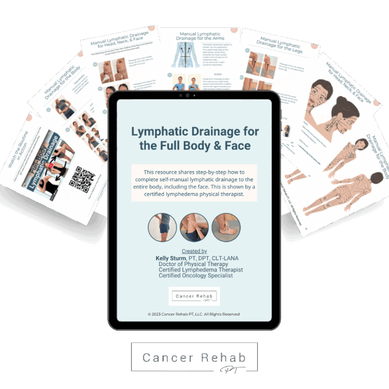 Face + Full Body Lymphatic Drainage Guide - Digital - Cancer Rehab PT